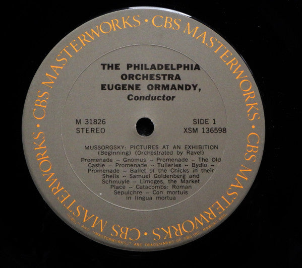 Mussorgsky, The Philadelphia Orchestra, Eugene Ormandy – Pictures At A ...